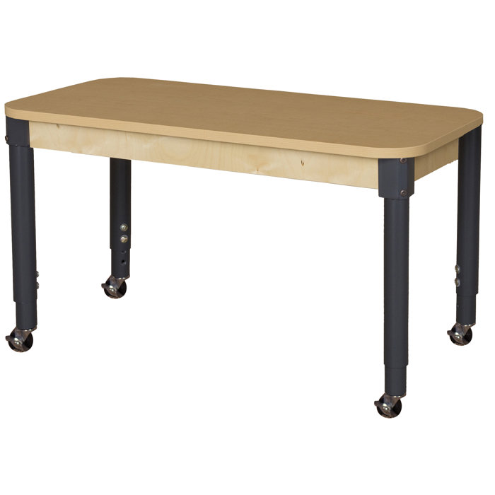 Wood Designs Adjustable Height Rectangular Activity Table & Reviews | Wayfair